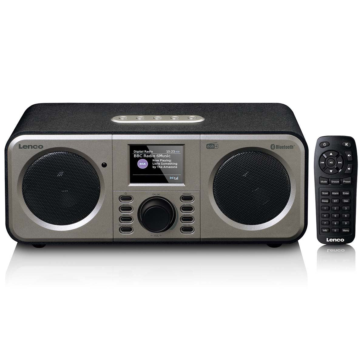 Lenco Stereo DAB+ FM Radio with Bluetooth® - Black – Nedis-uk.co.uk