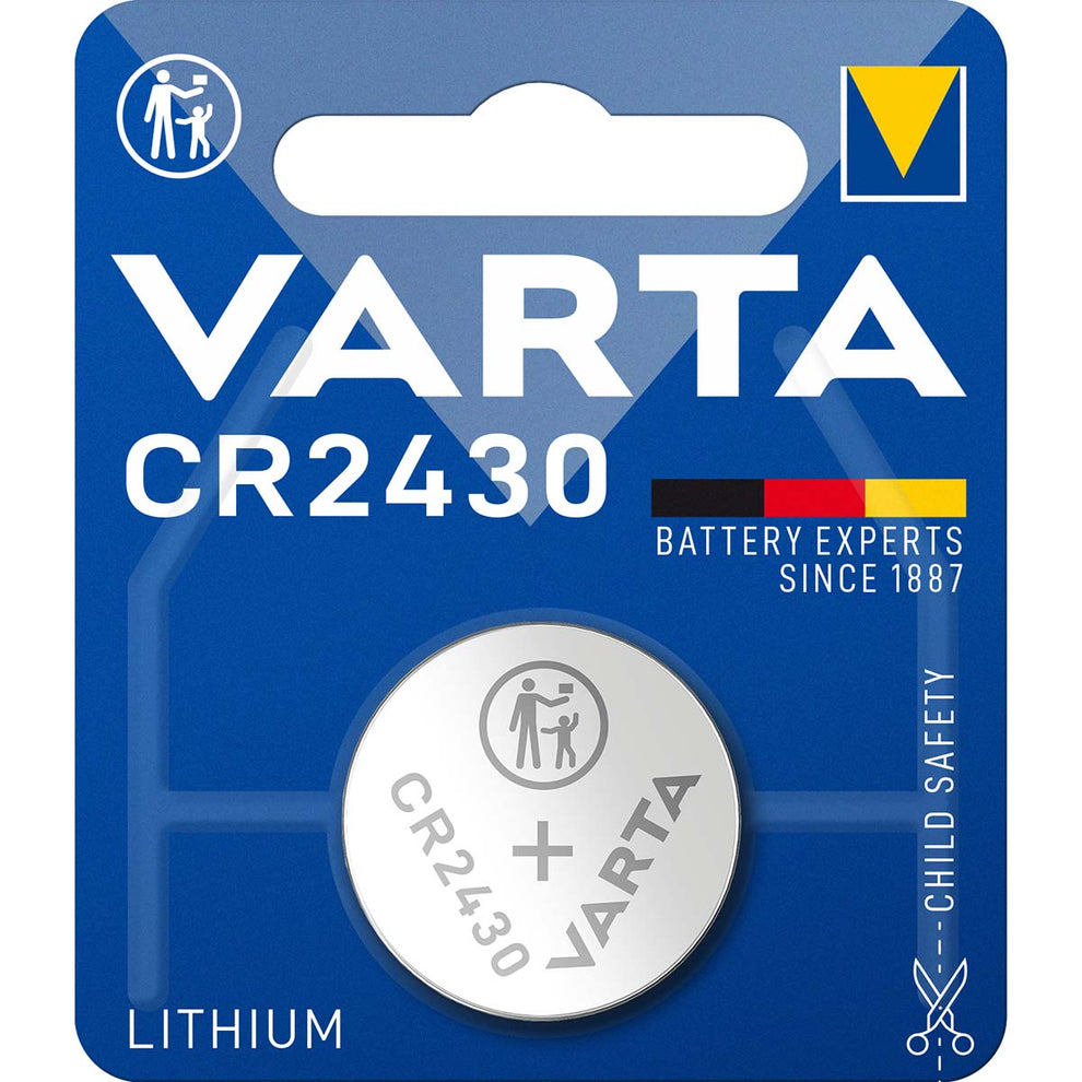 Varta Lithium Button Cell Battery CR2430 3 V 1-Blister – Nedis-uk.co.uk