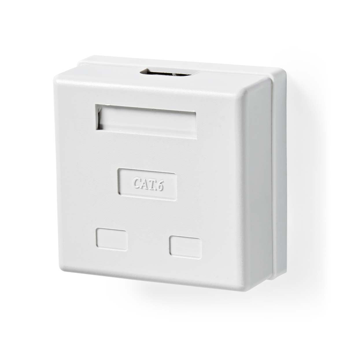 Nedis CCGP89130WT | Network Wall Box | On-Wall | 2 port(s) | STP CAT6 ...